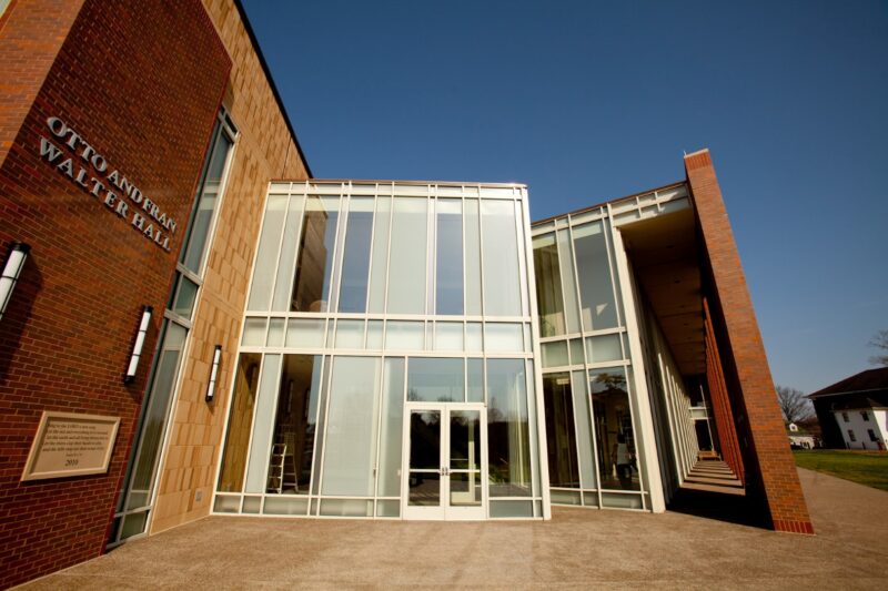 Otto & Fran Walter Hall | New Concord, Ohio | BSHM Architects